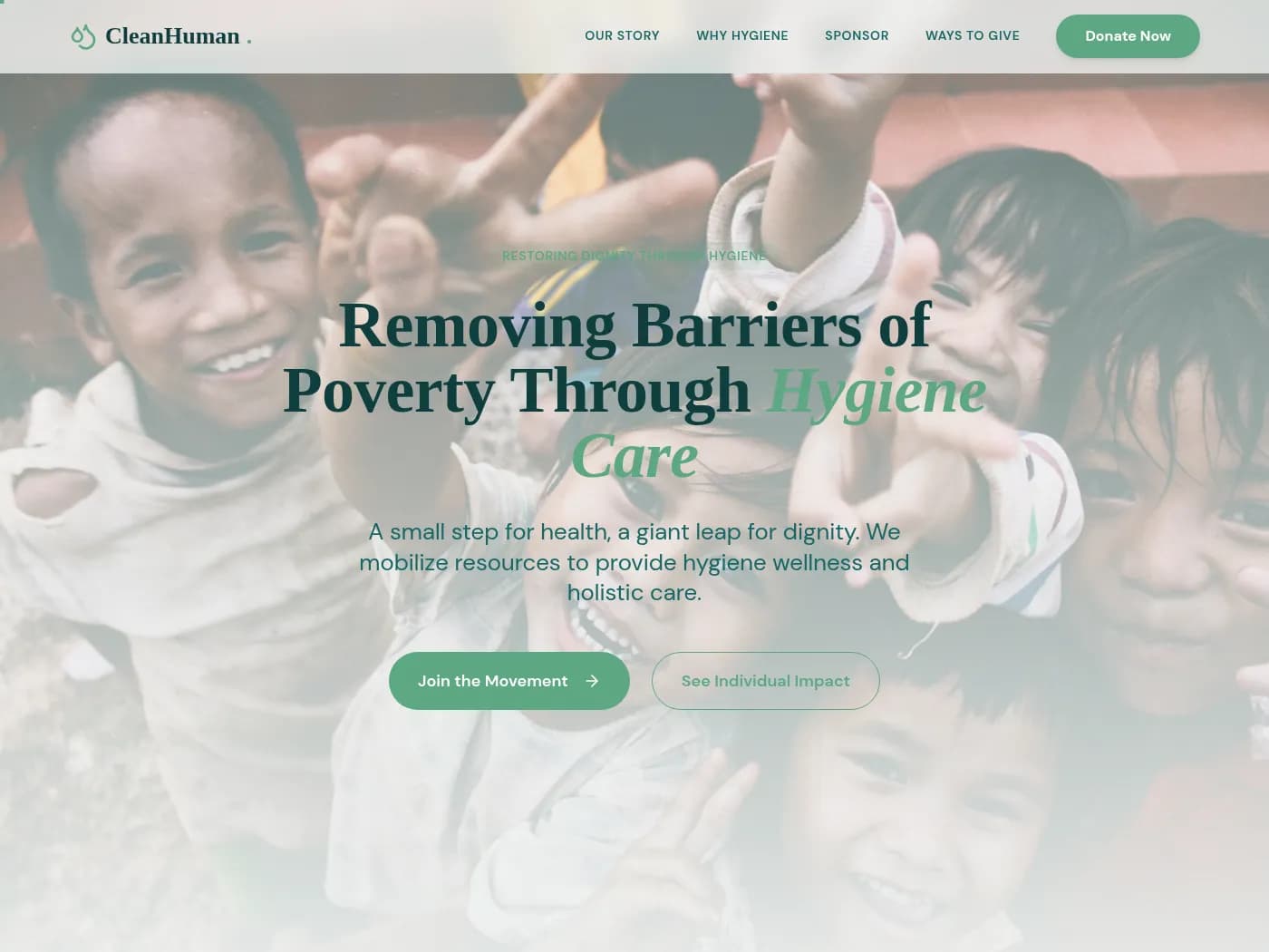 CleanHuman Web Initiative
