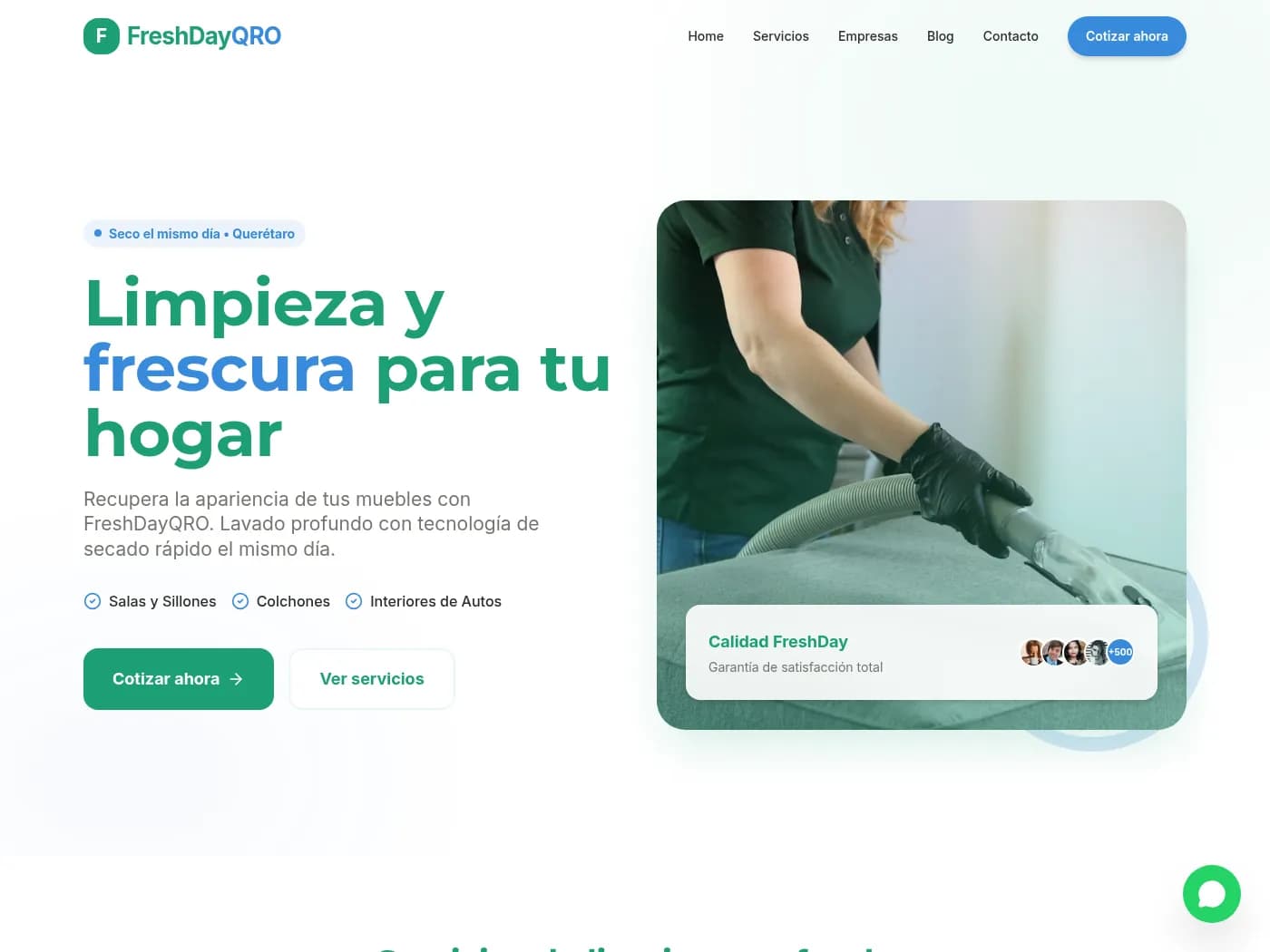 CleanicQRO Web Clone
