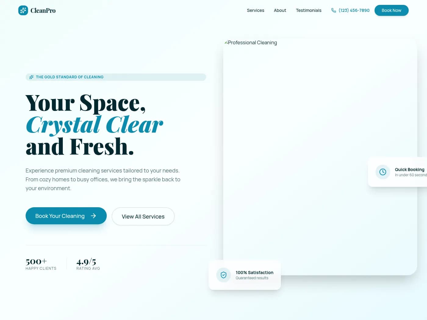 CleanPro Website