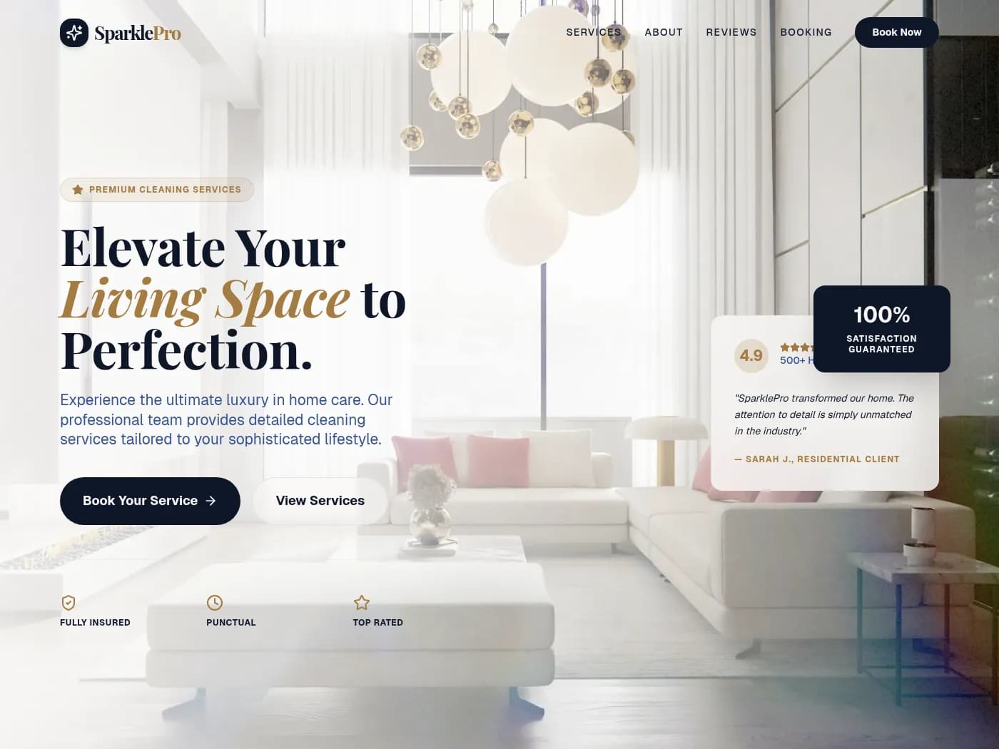 SparklePro Cleaning Site