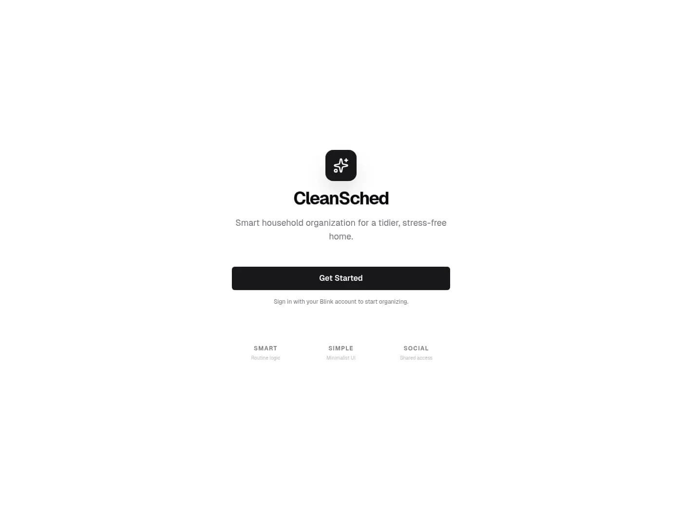 CleanSched Organizer