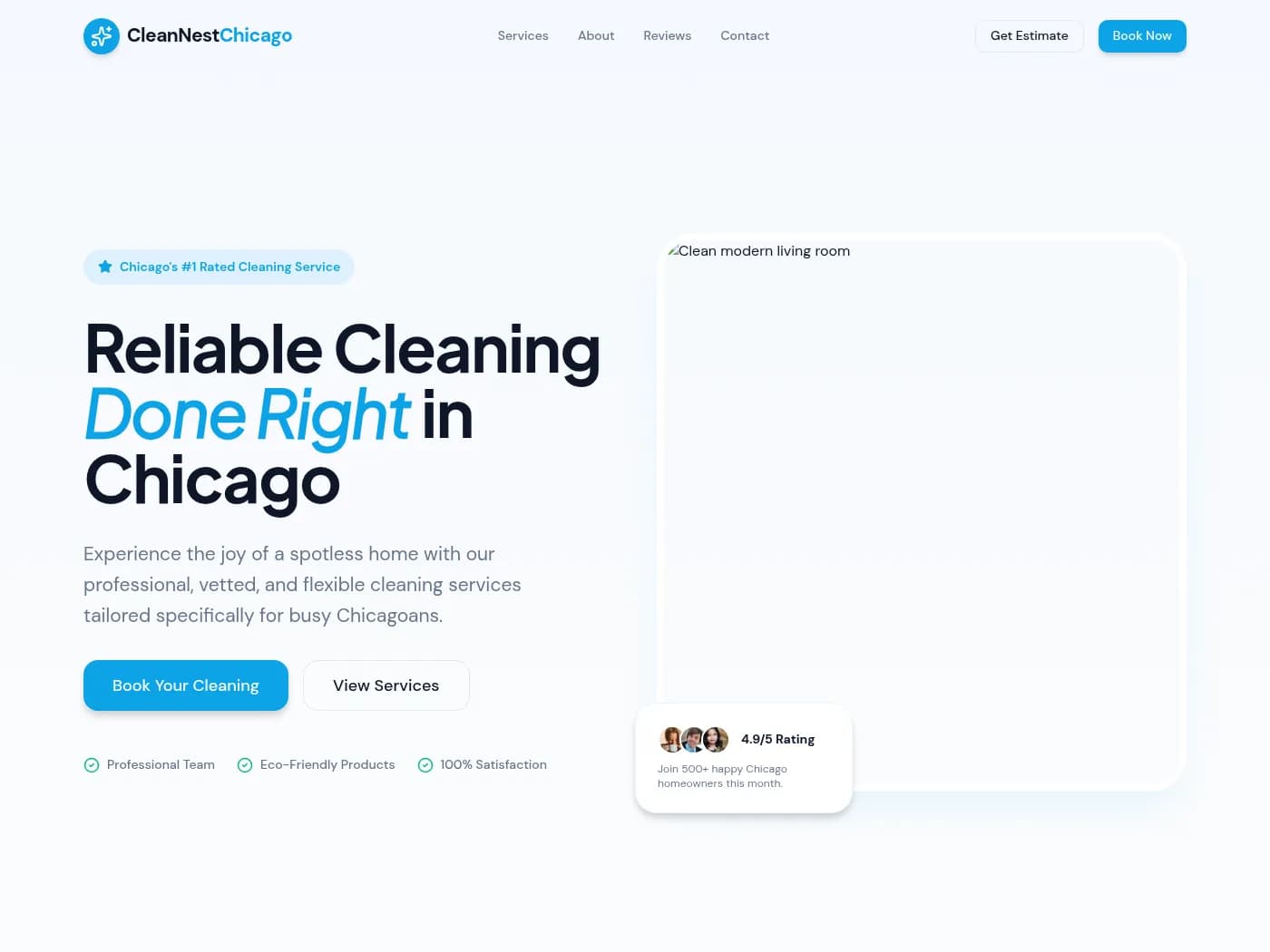 CleanNest Chicago Site