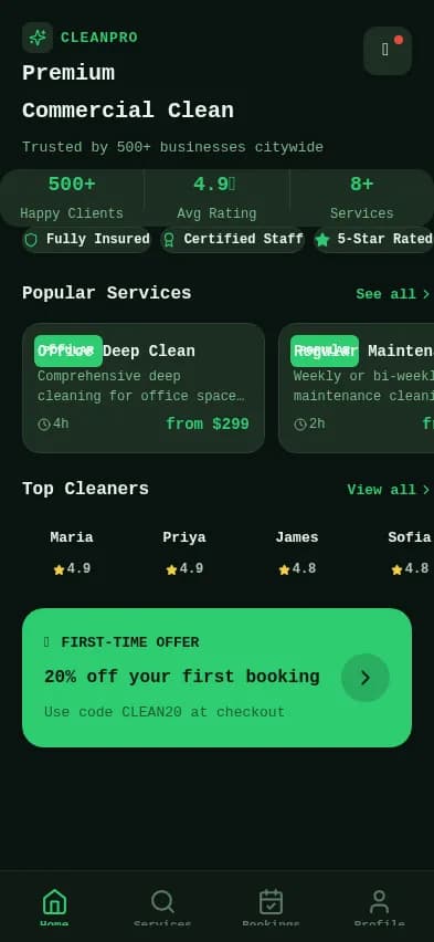 CleanPro Mobile