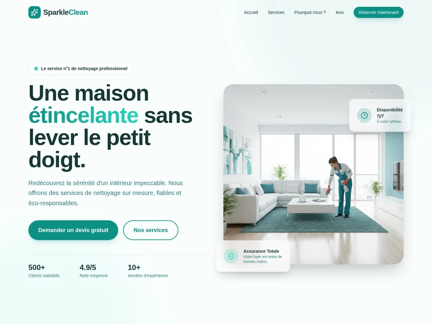 SparkleClean Web