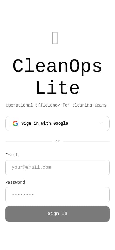 CleanOps Lite