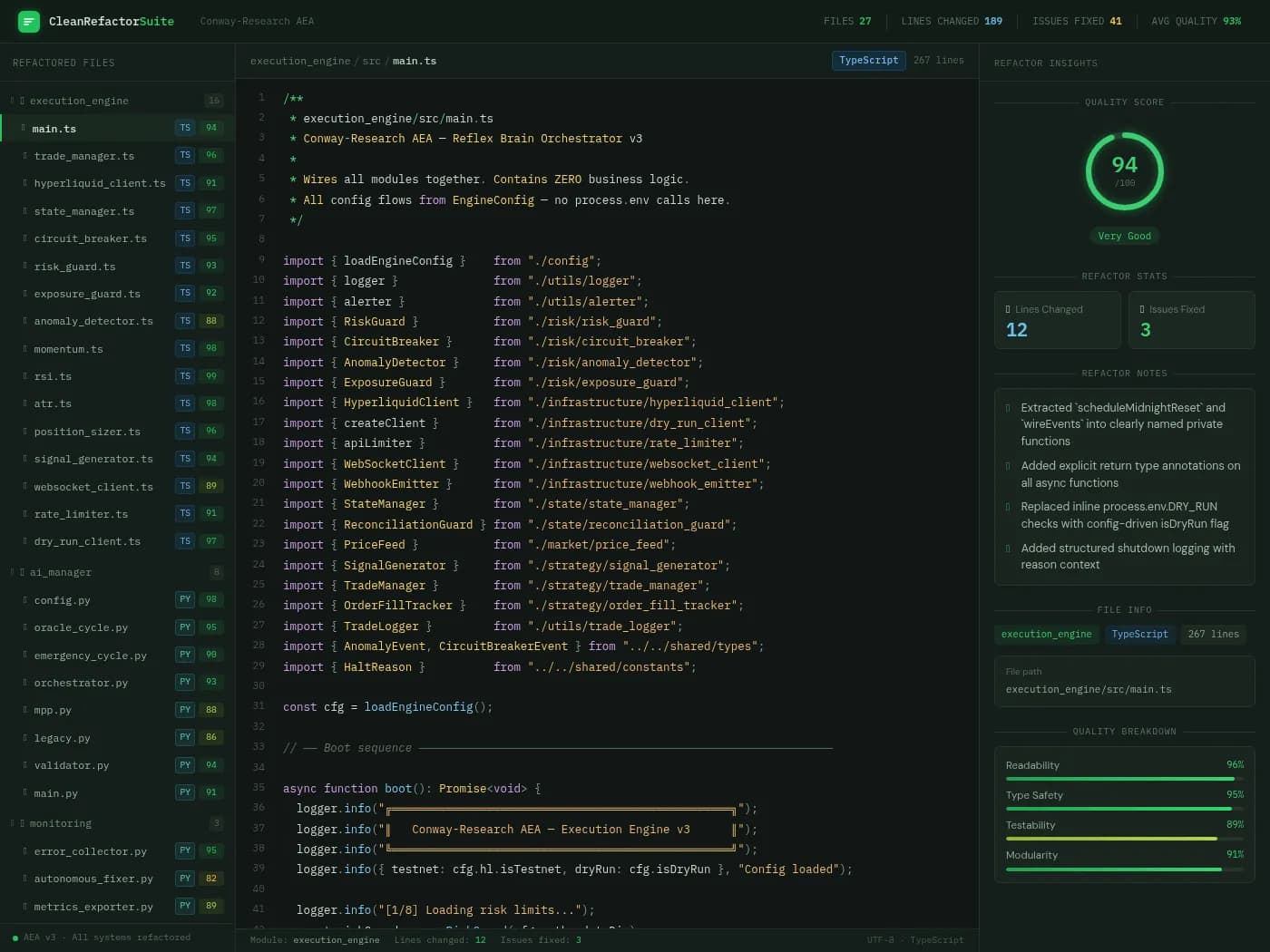 CleanRefactor Suite
