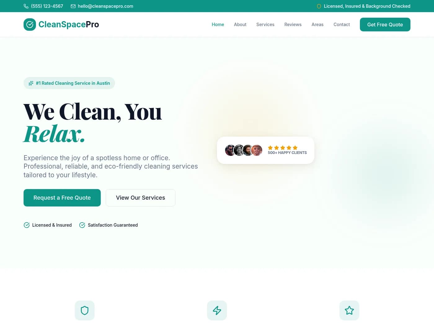 CleanSpace Pro Website