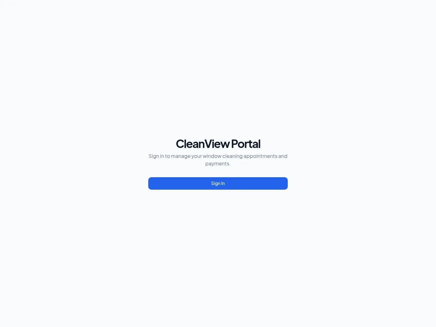 CleanView Portal