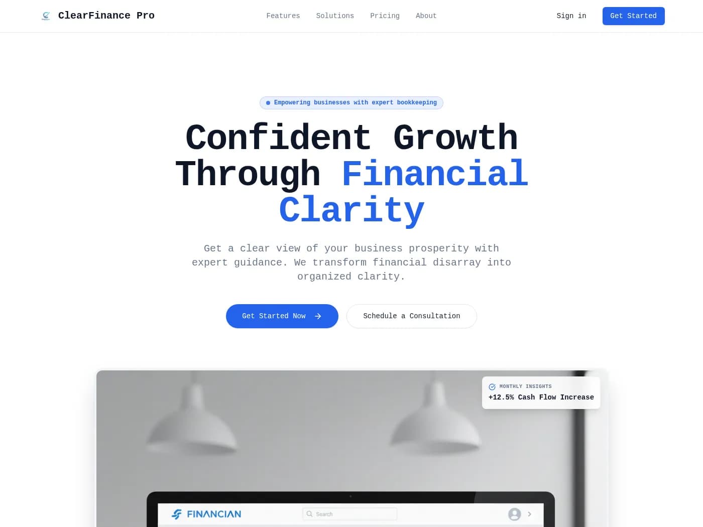 ClearFinance Pro Clone