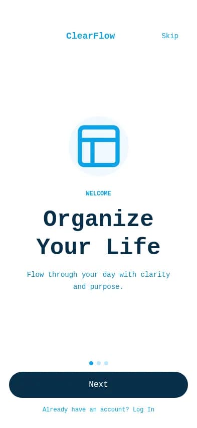 ClearFlow Mobile App