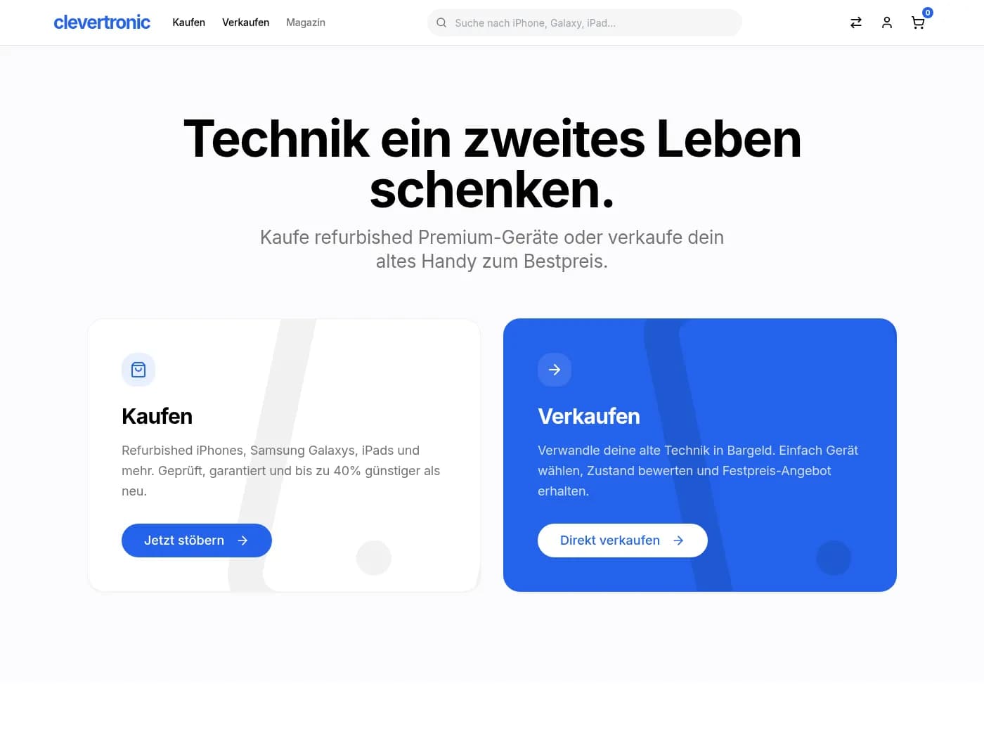 Clevertronic Redesign