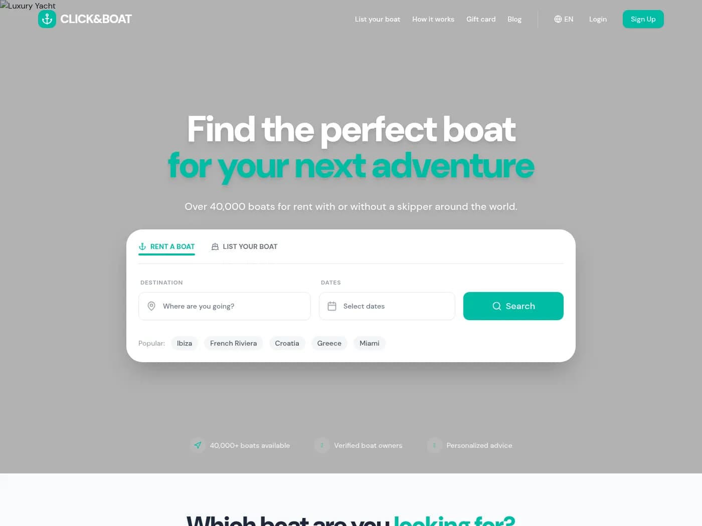 Click & Boat Clone