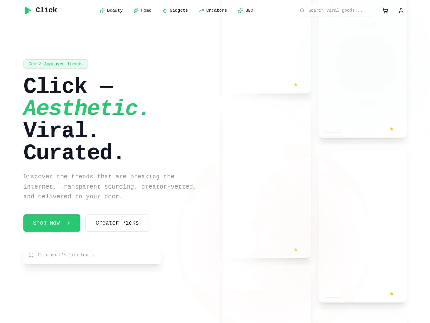 Click — Viral Goods Hub