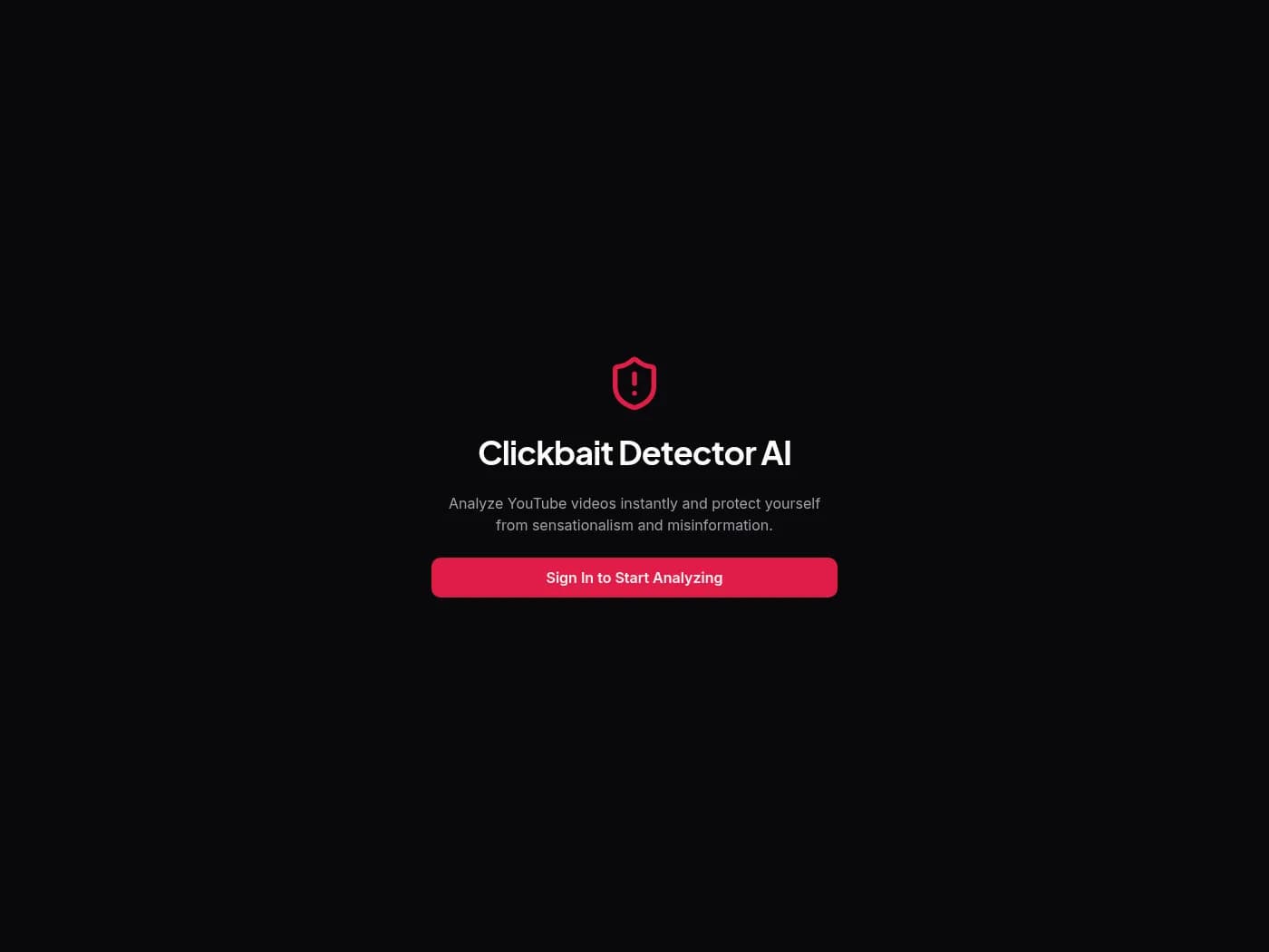 Clickbait Detector AI