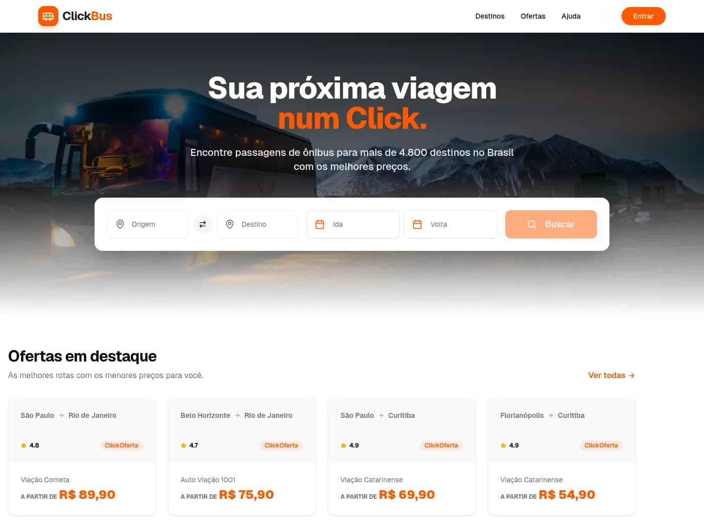 ClickBus Clone