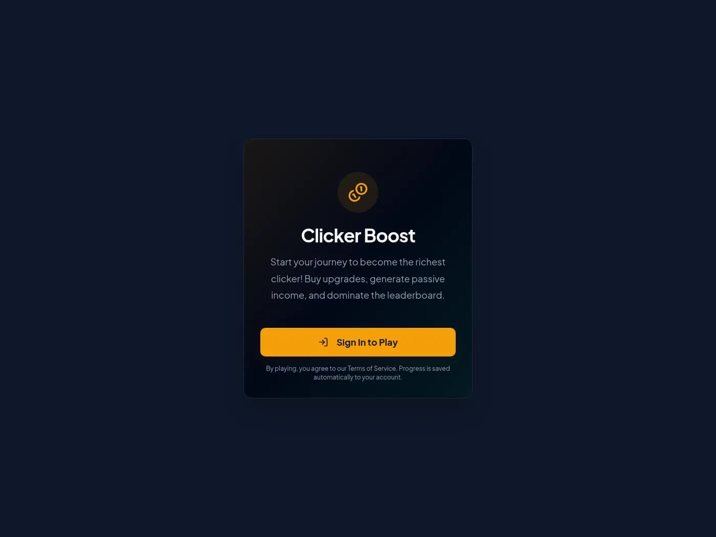 Clicker Boost Game