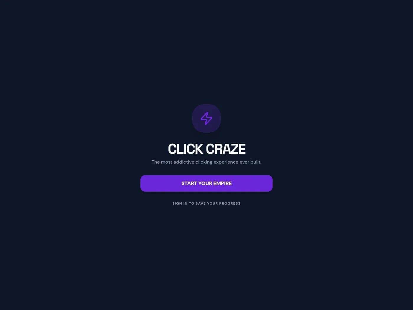Click Craze Game