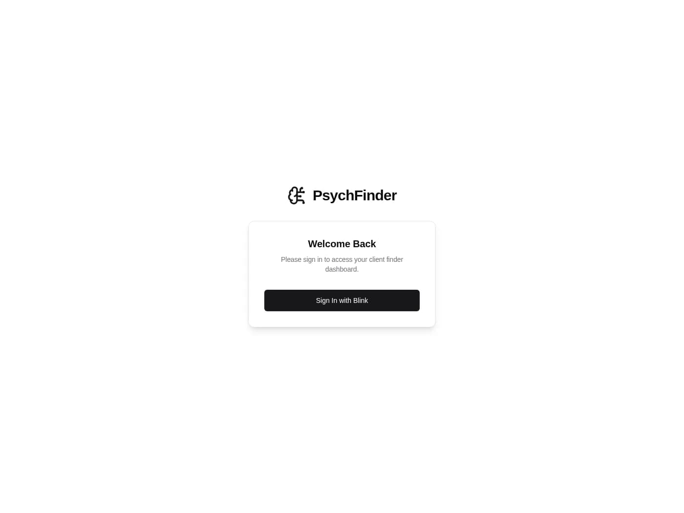 Client Finder for Psychologists