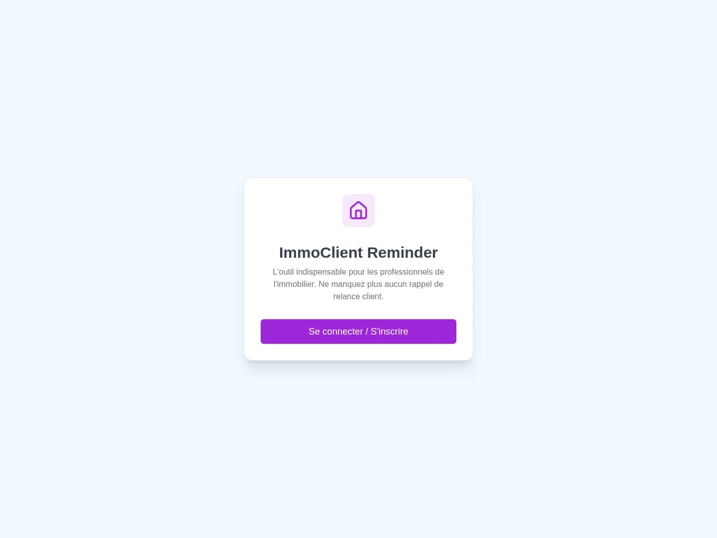 ImmoClient Reminder