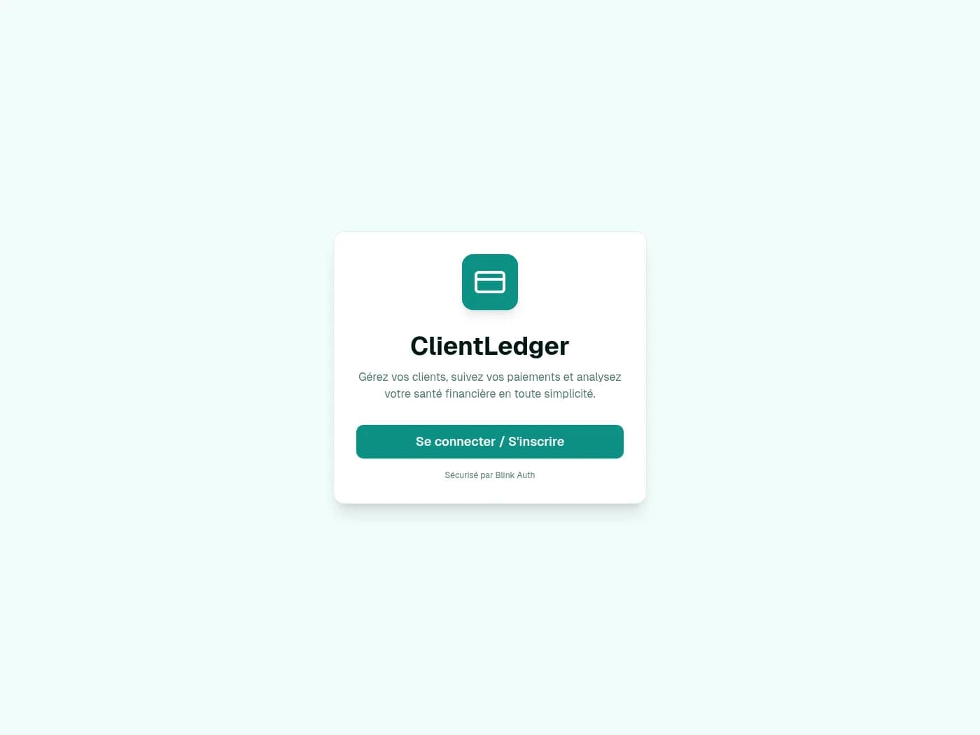 Client Ledger App