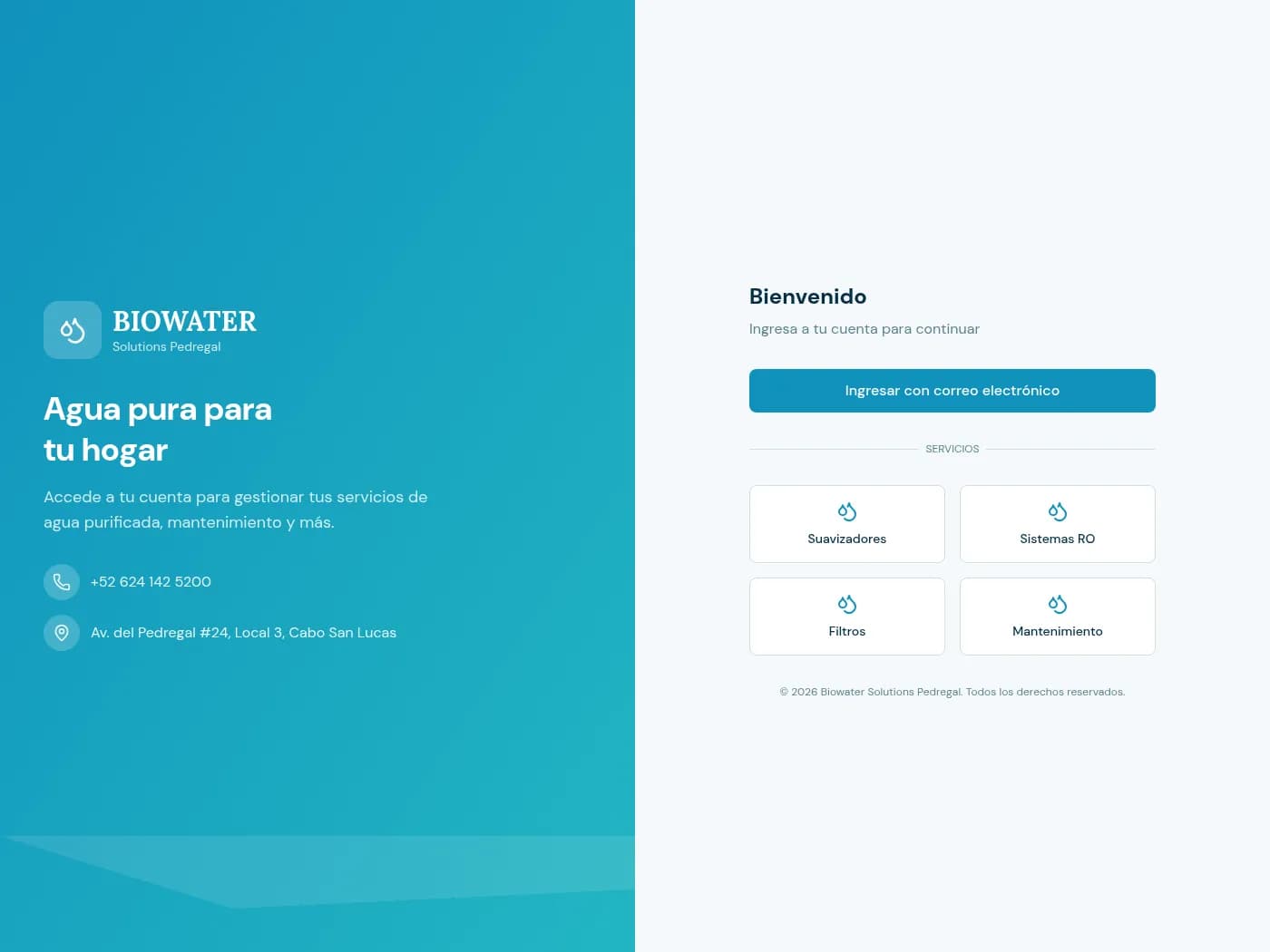 Ingreso Cliente Web