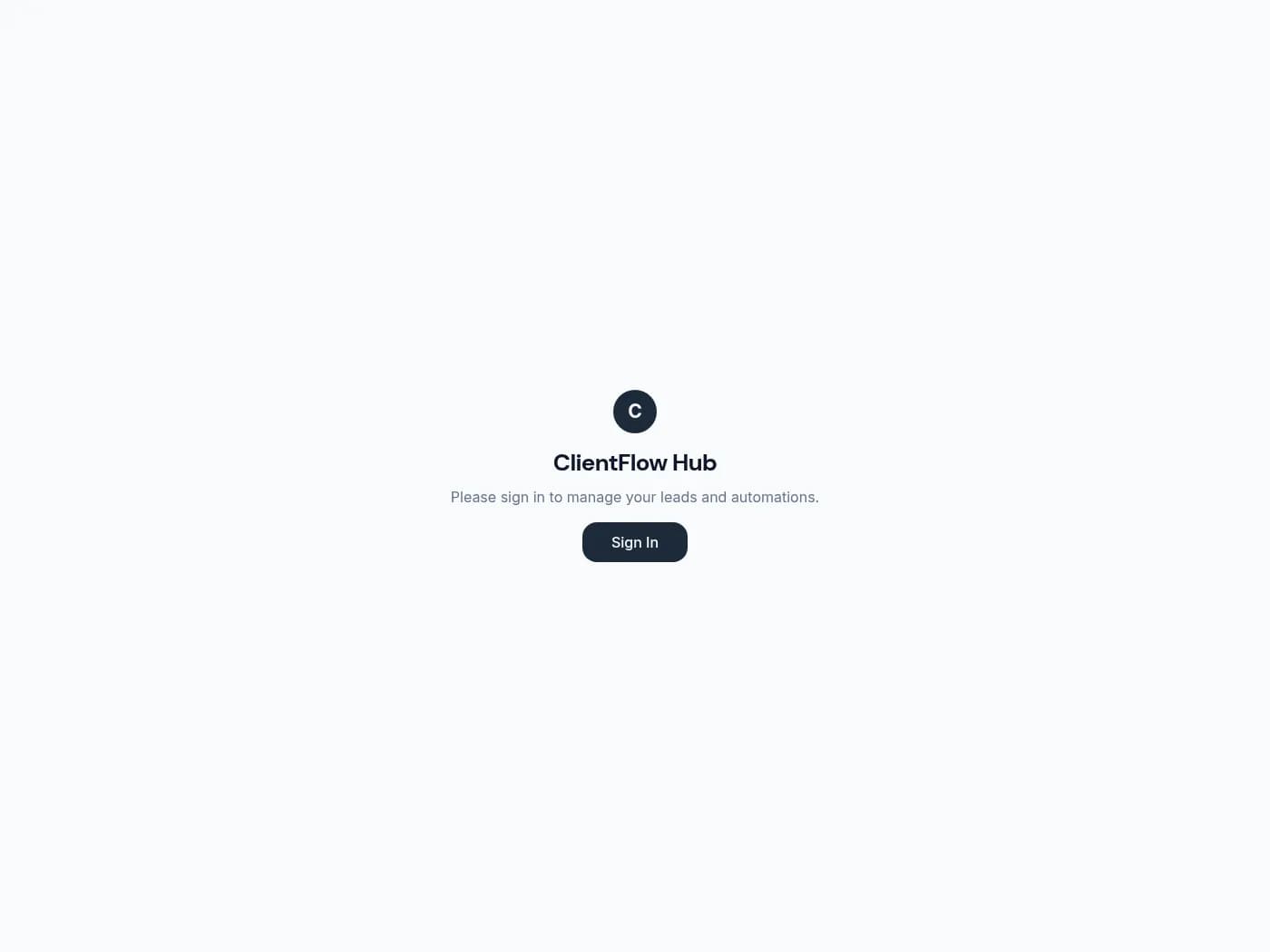 ClientFlow Hub