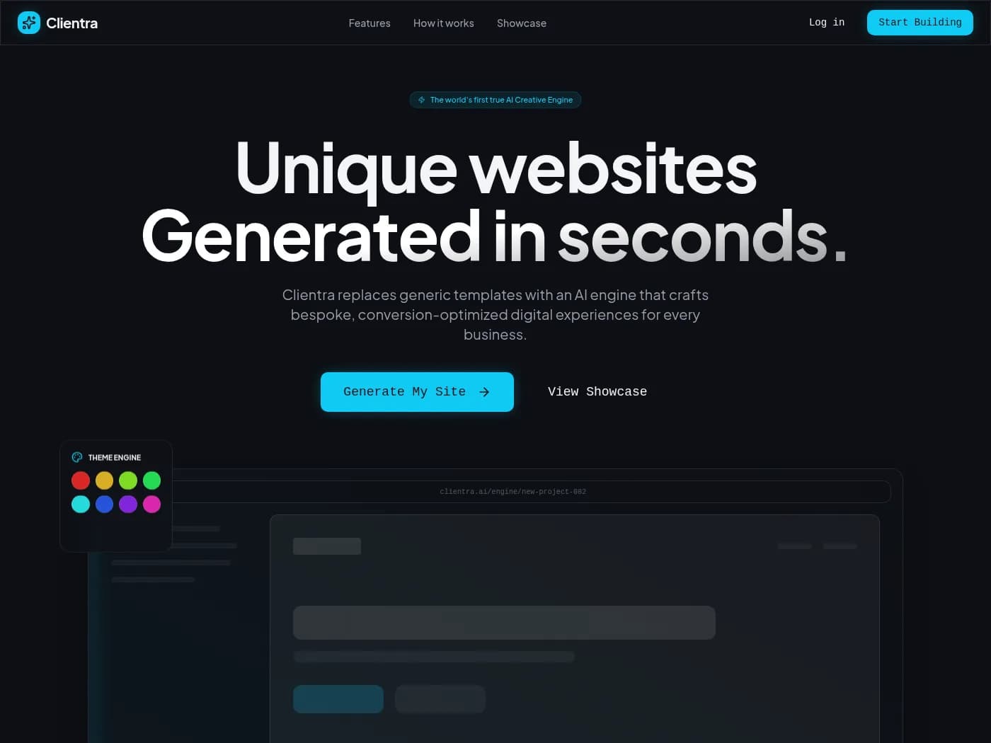 Clientra AI Web Builder