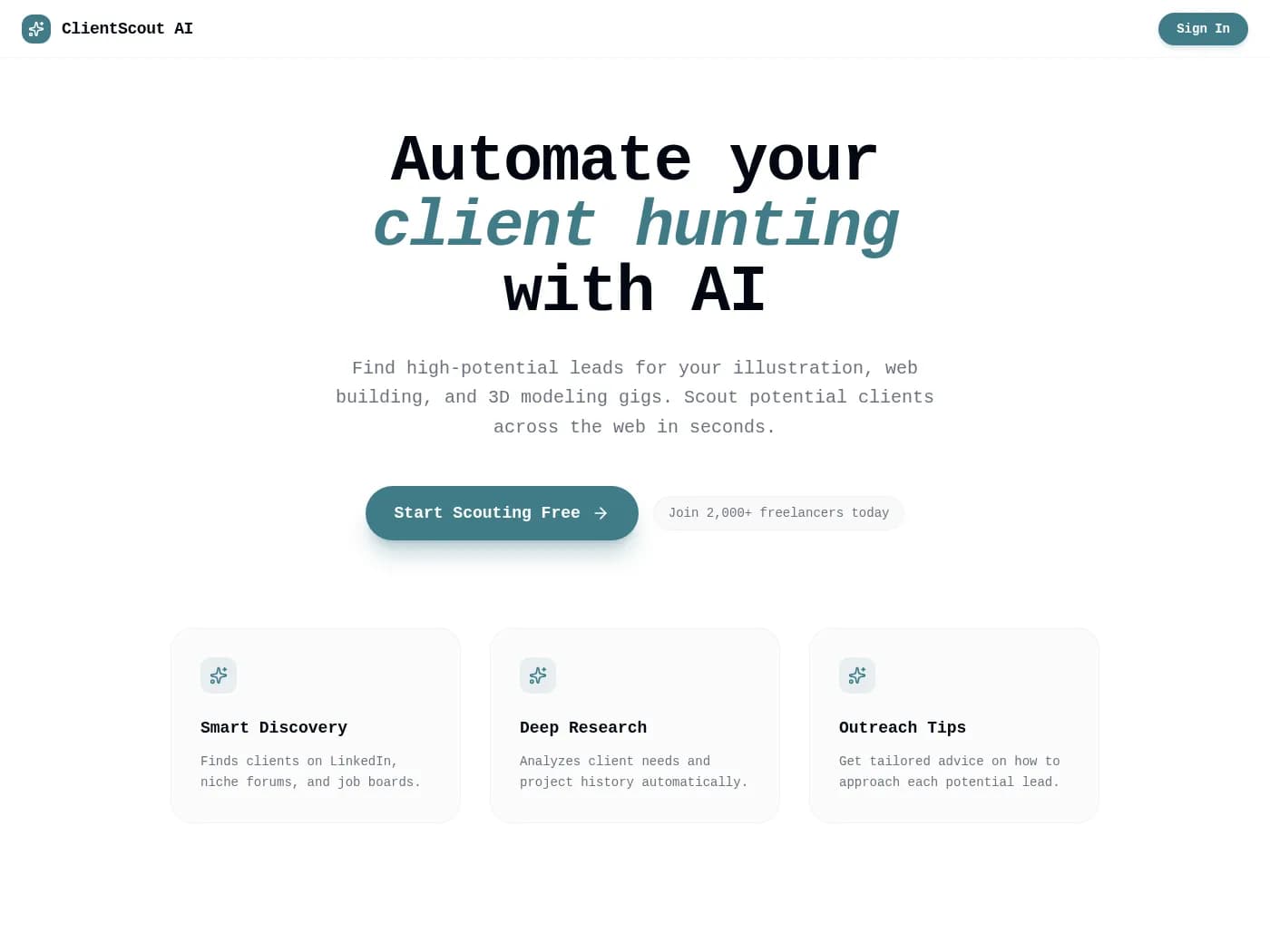 ClientScout AI Assistant