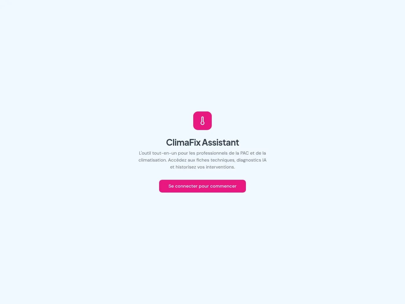 ClimaFix Assistant