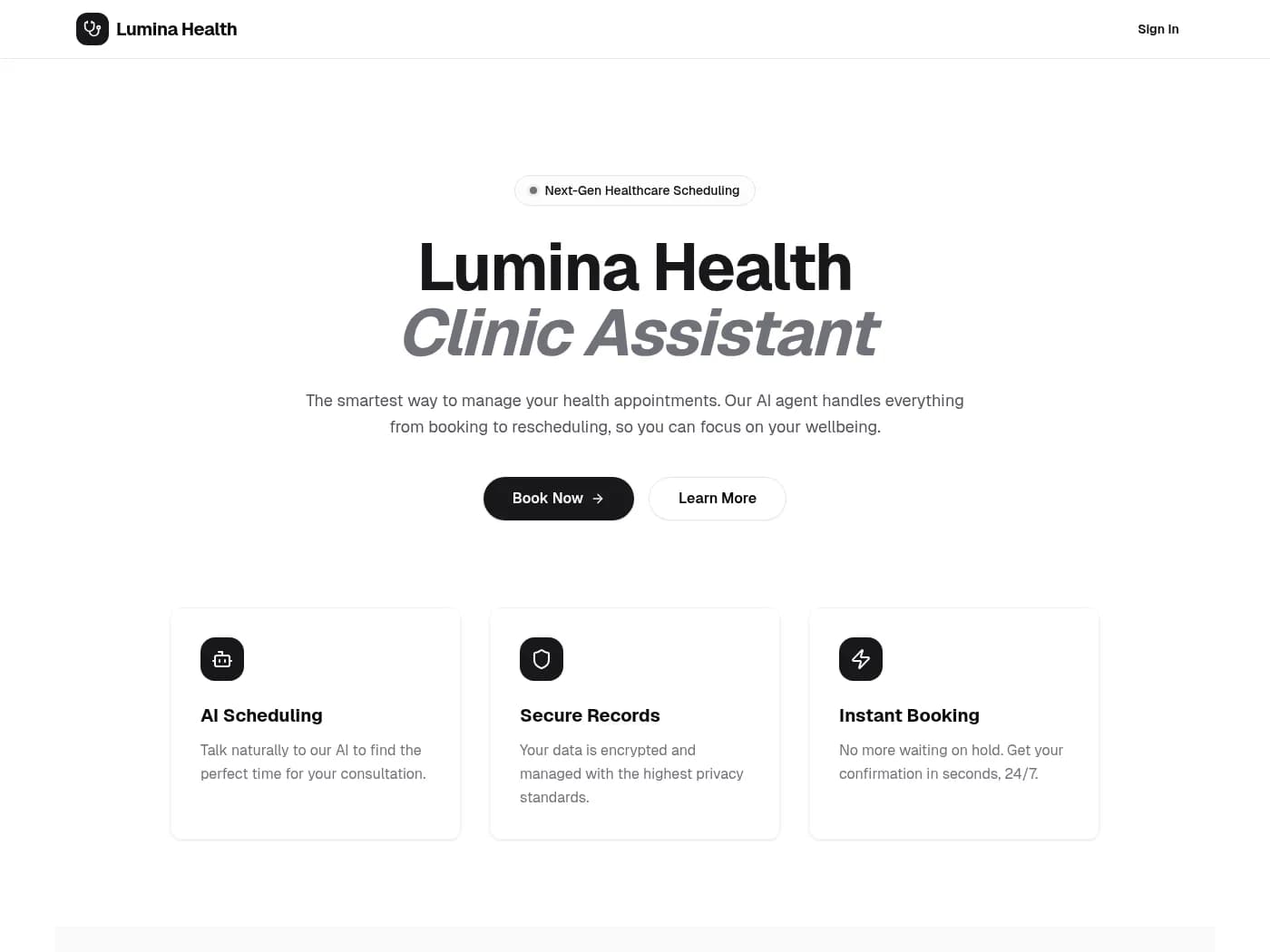 Clinic AI Scheduler