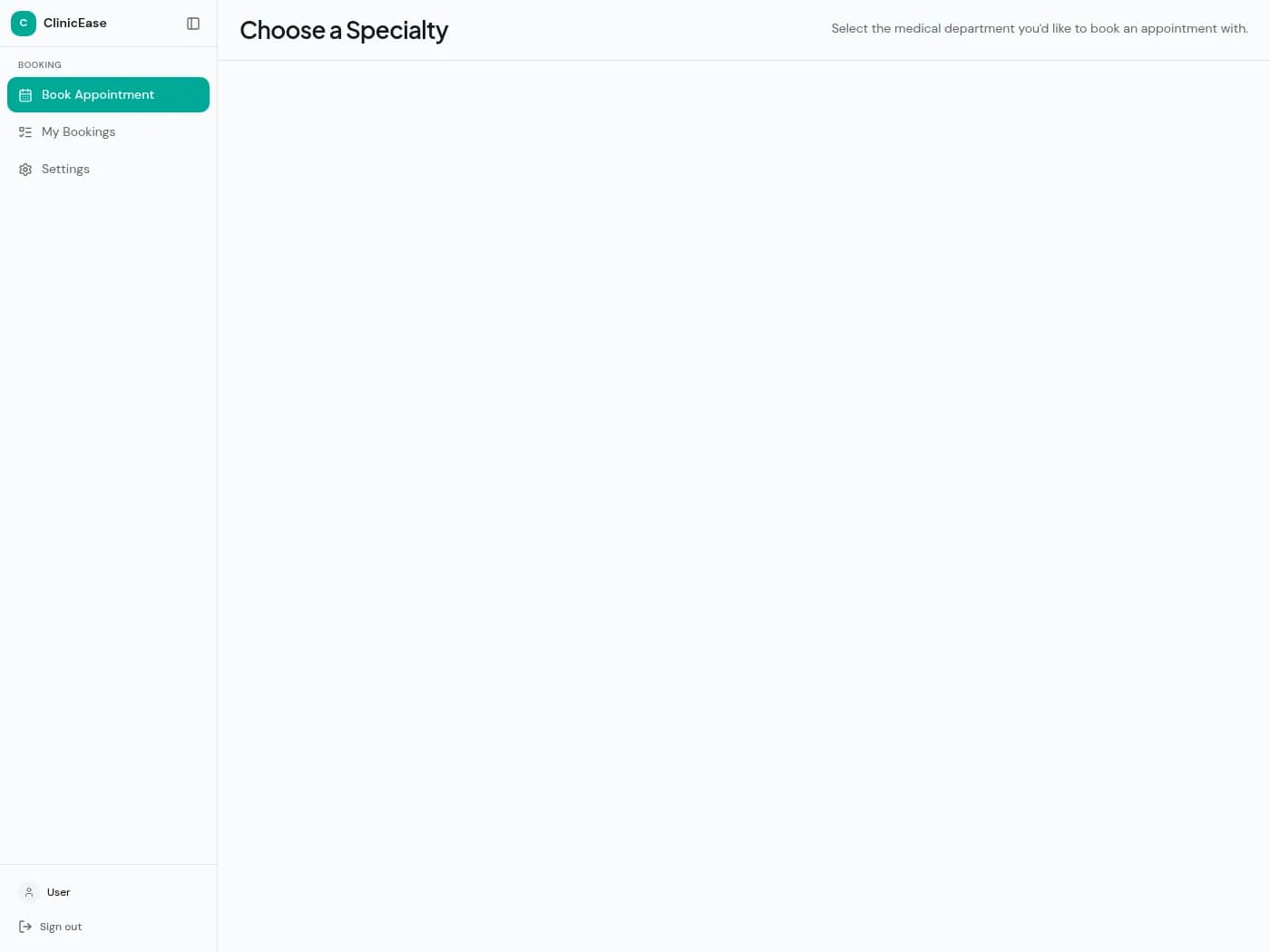 Clinic Booking Portal