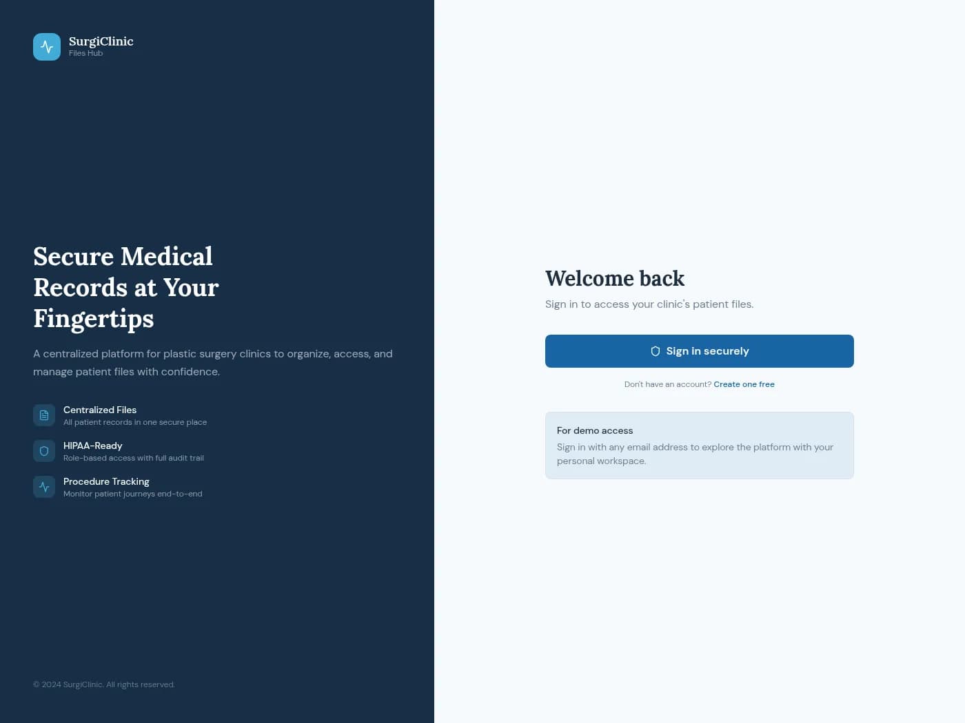 SurgiClinic Files Hub