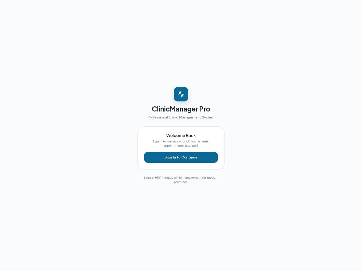 ClinicManager Pro