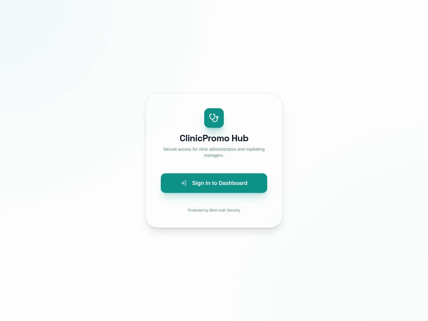 Clinic Promo Builder