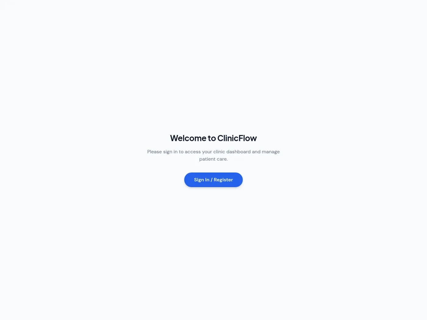 ClinicFlow SaaS Suite