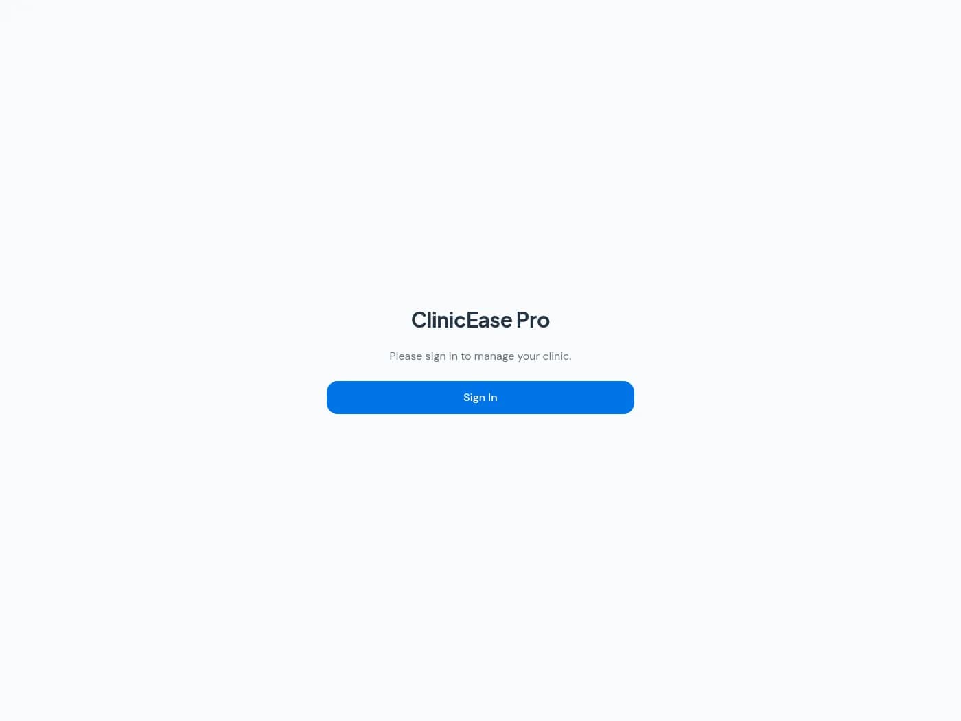 ClinicEase Pro