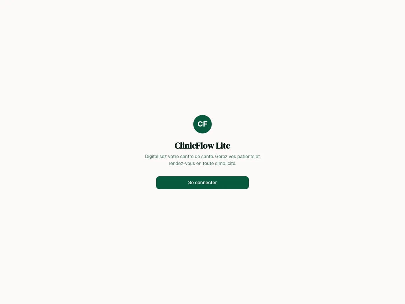 ClinicFlow Lite