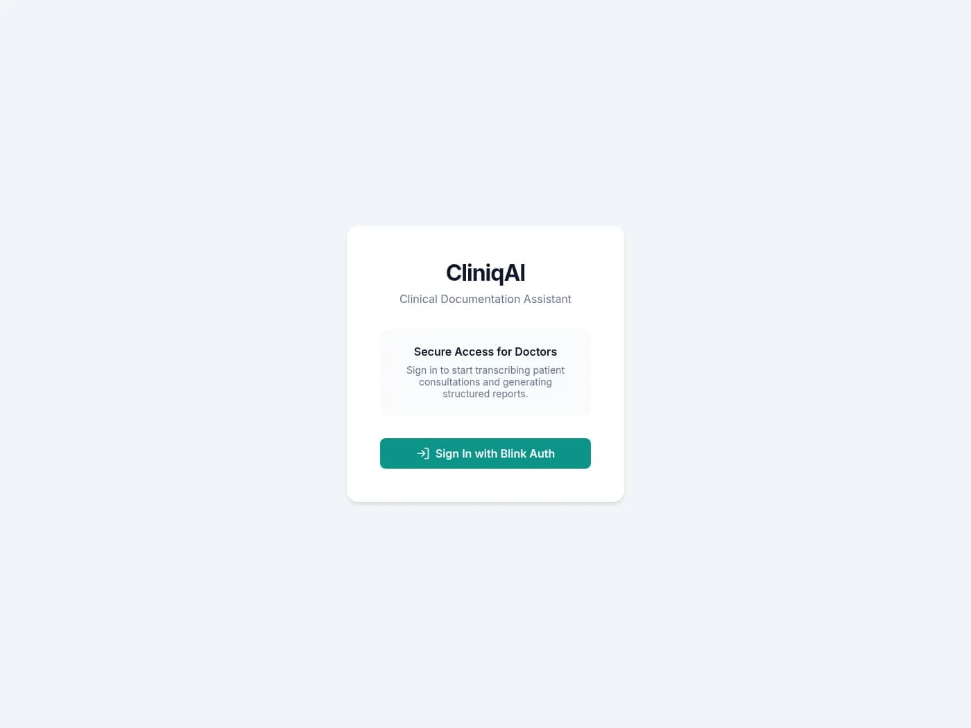 CliniqAI