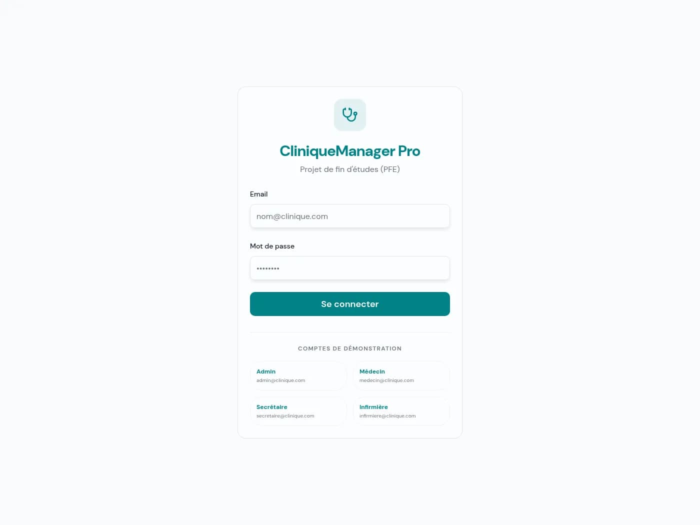 CliniqueManager Pro