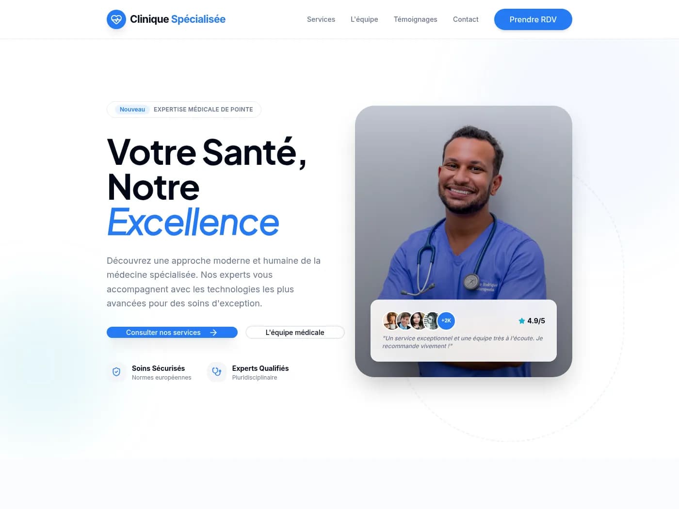Clinique Web Portal