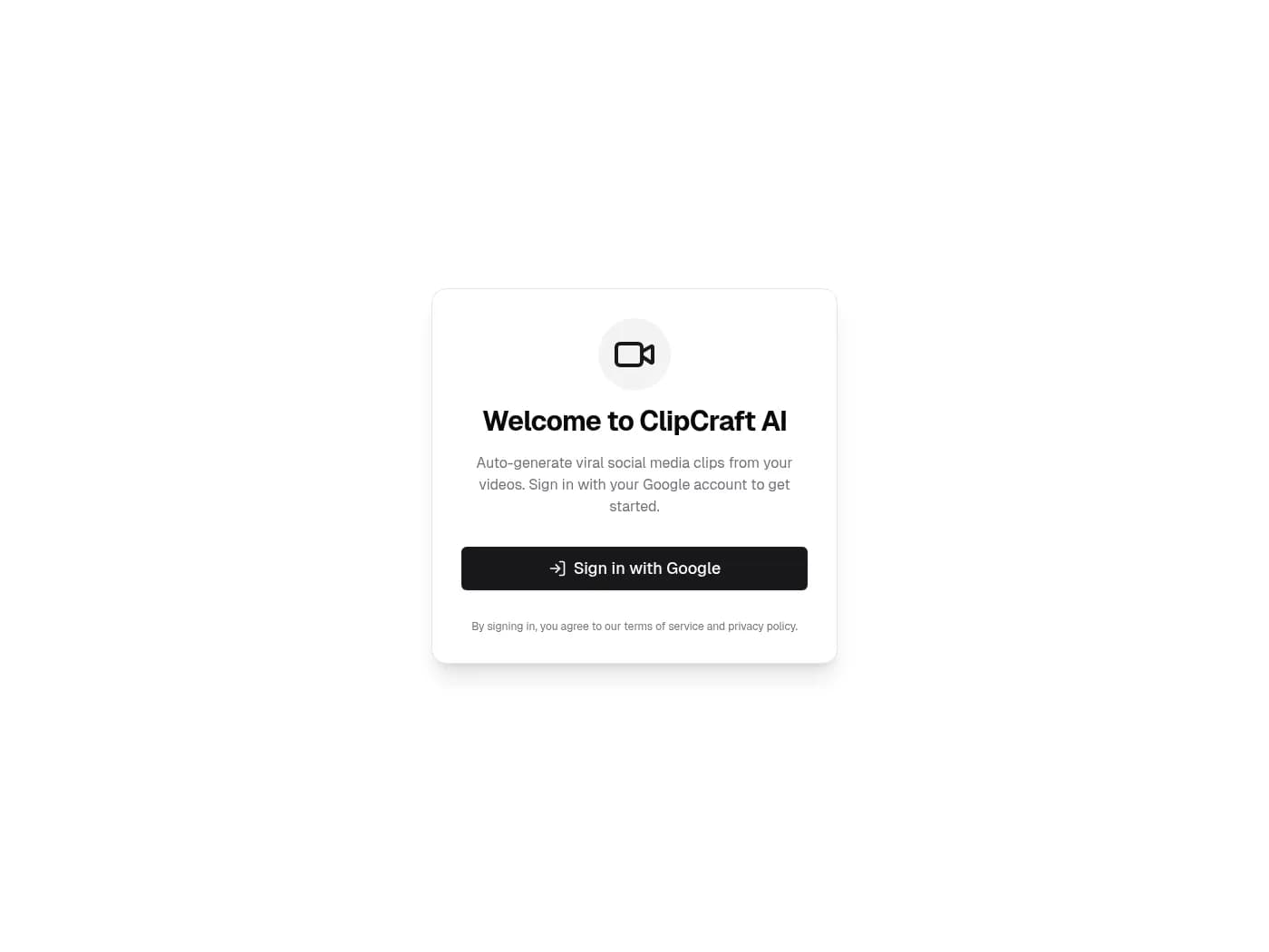 ClipCraft AI Studio