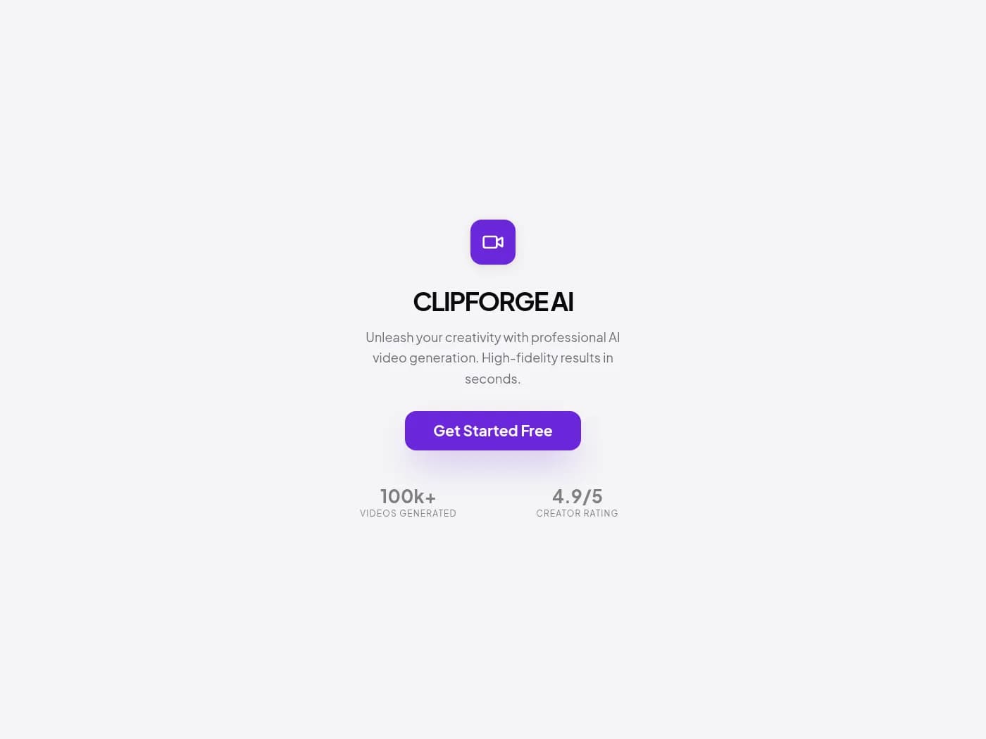 ClipForge AI Video SaaS