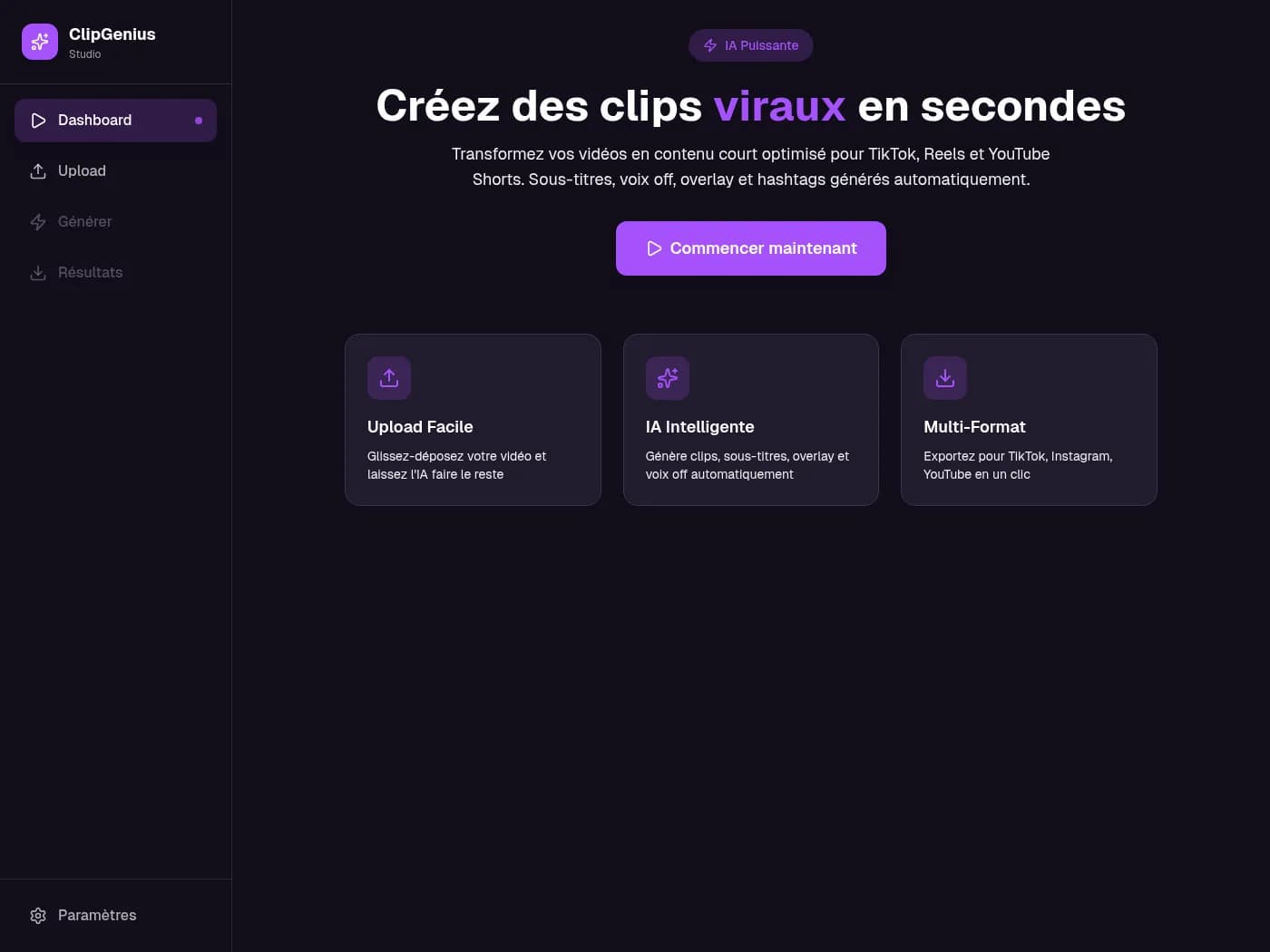 ClipGenius Studio boxe