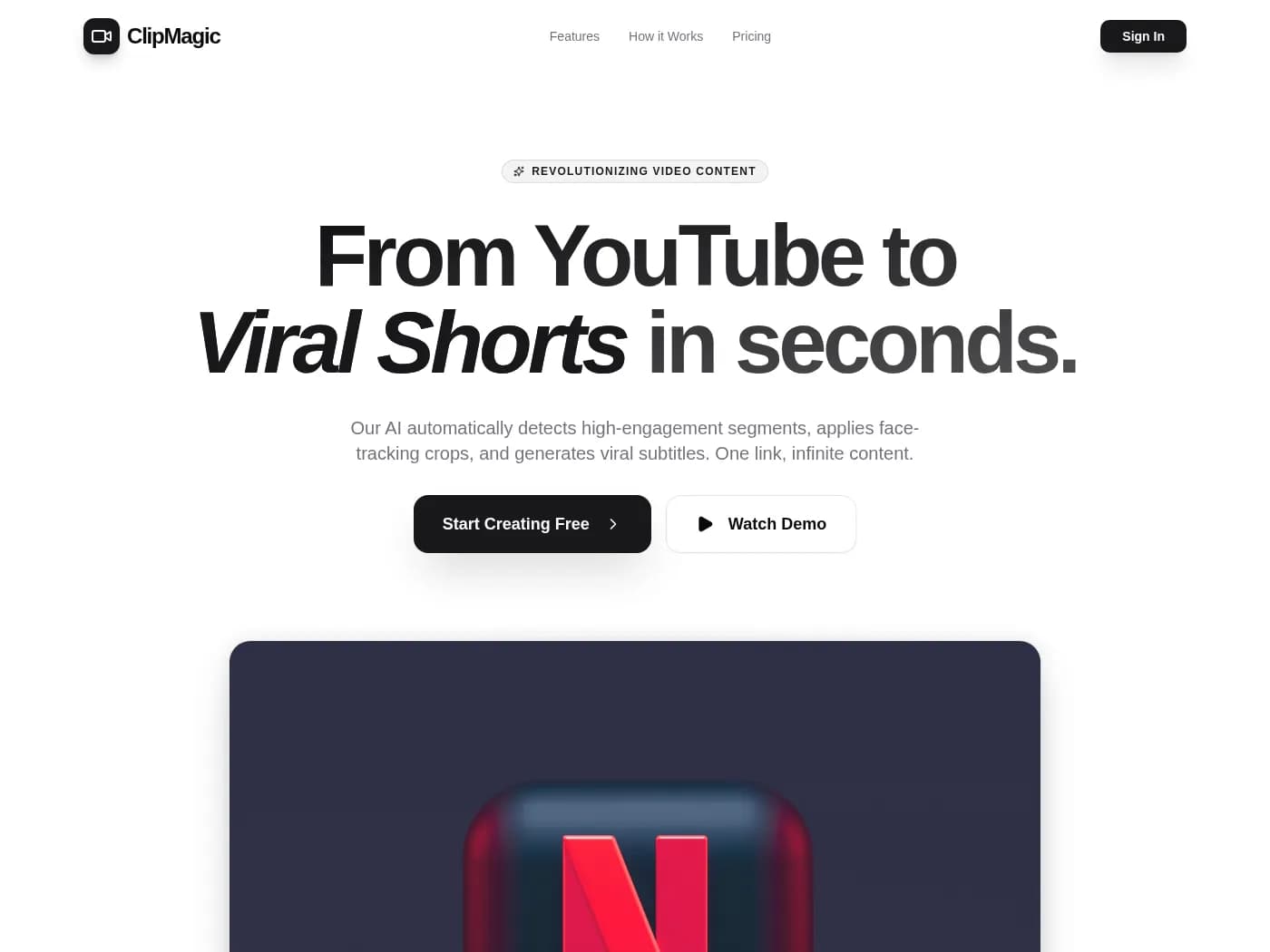 ClipMagic AI Studio