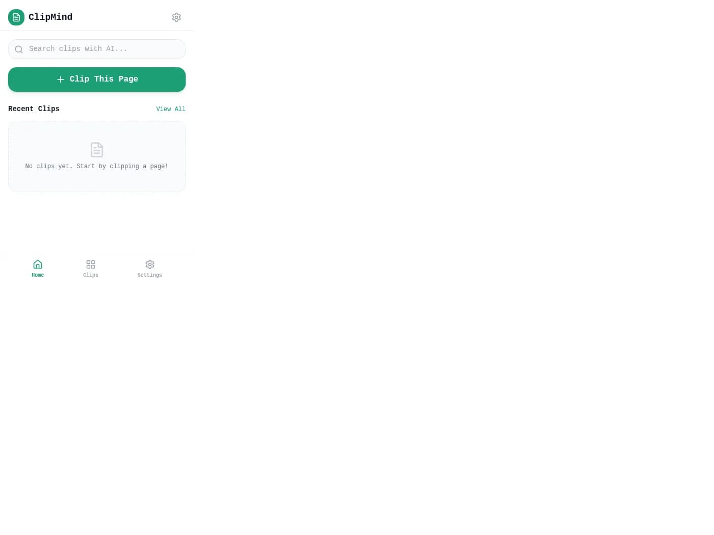 ClipMind Chrome Extension