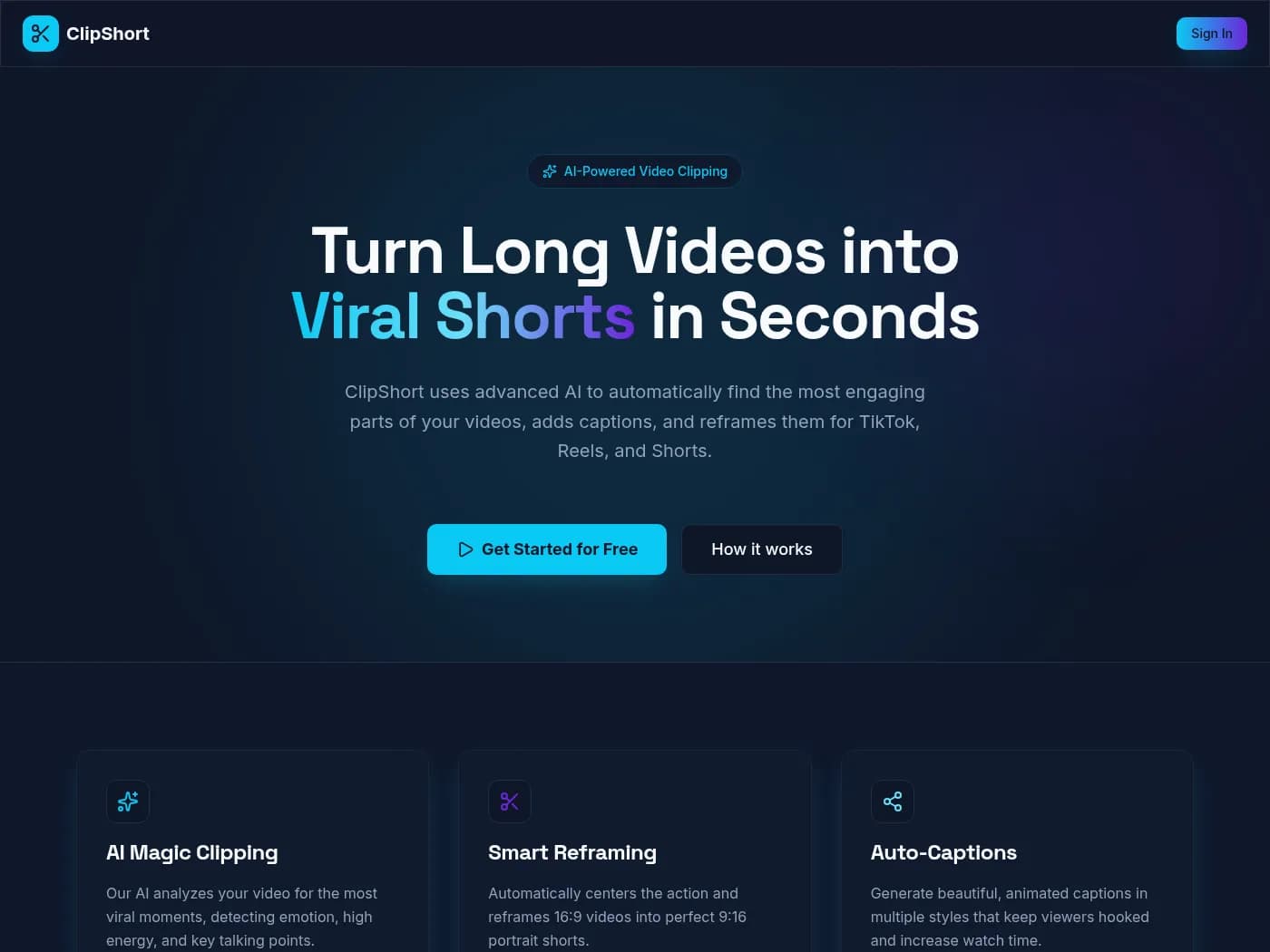 ClipShort Clone