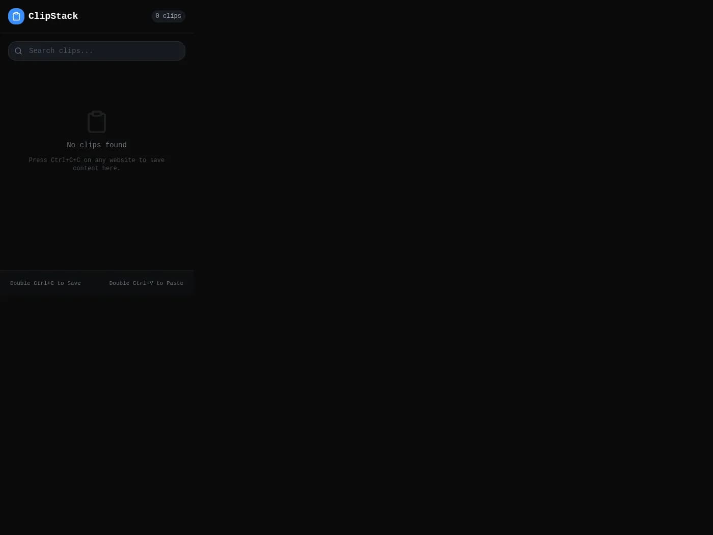 ClipStack Chrome Extension