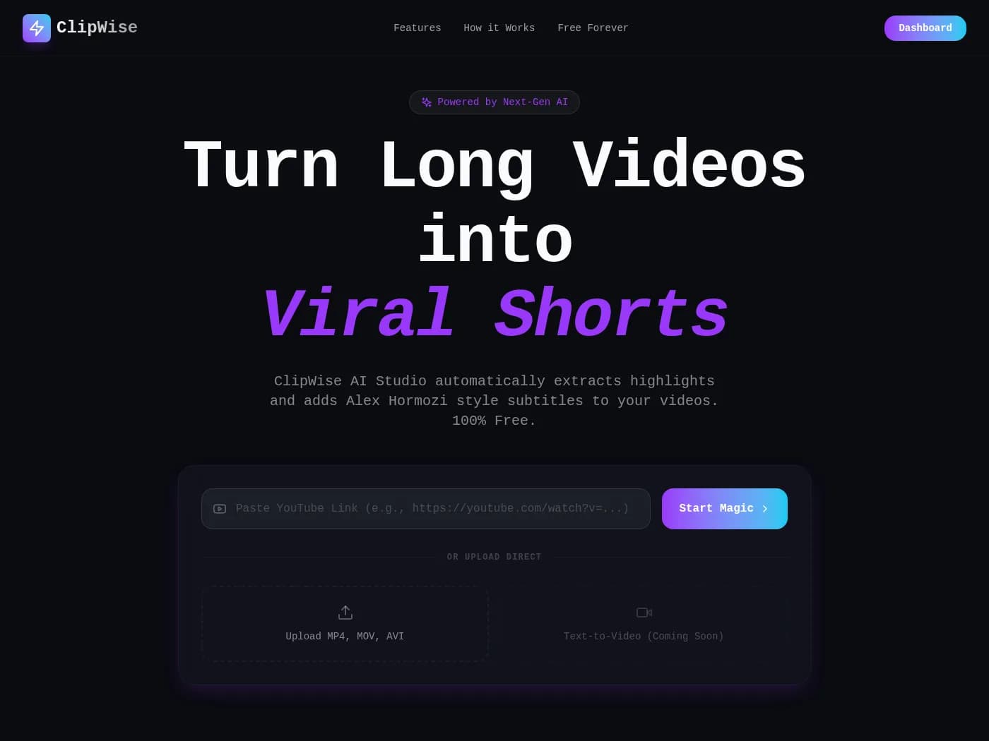 ClipWise AI Studio