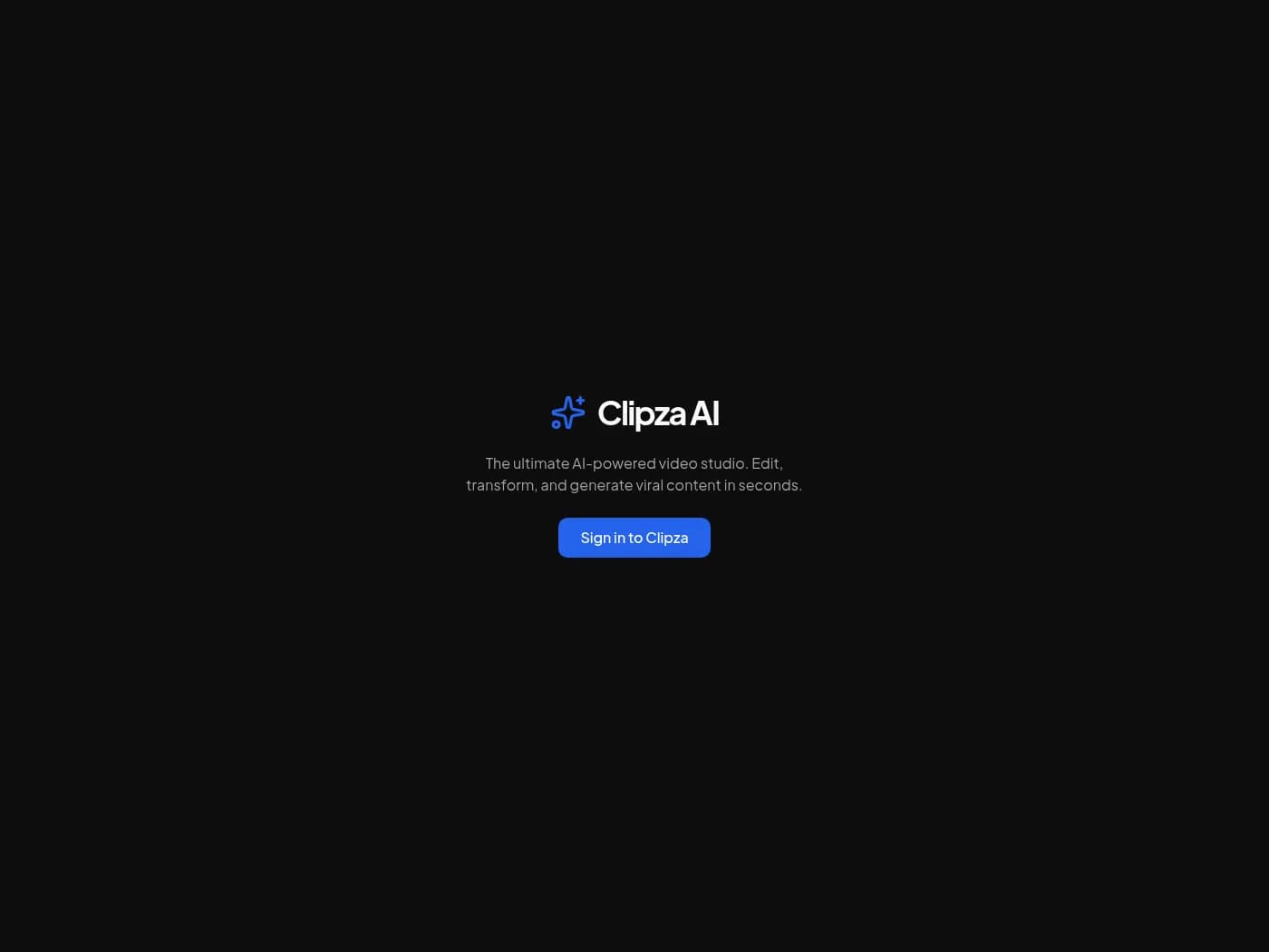 Clipza AI Video Studio