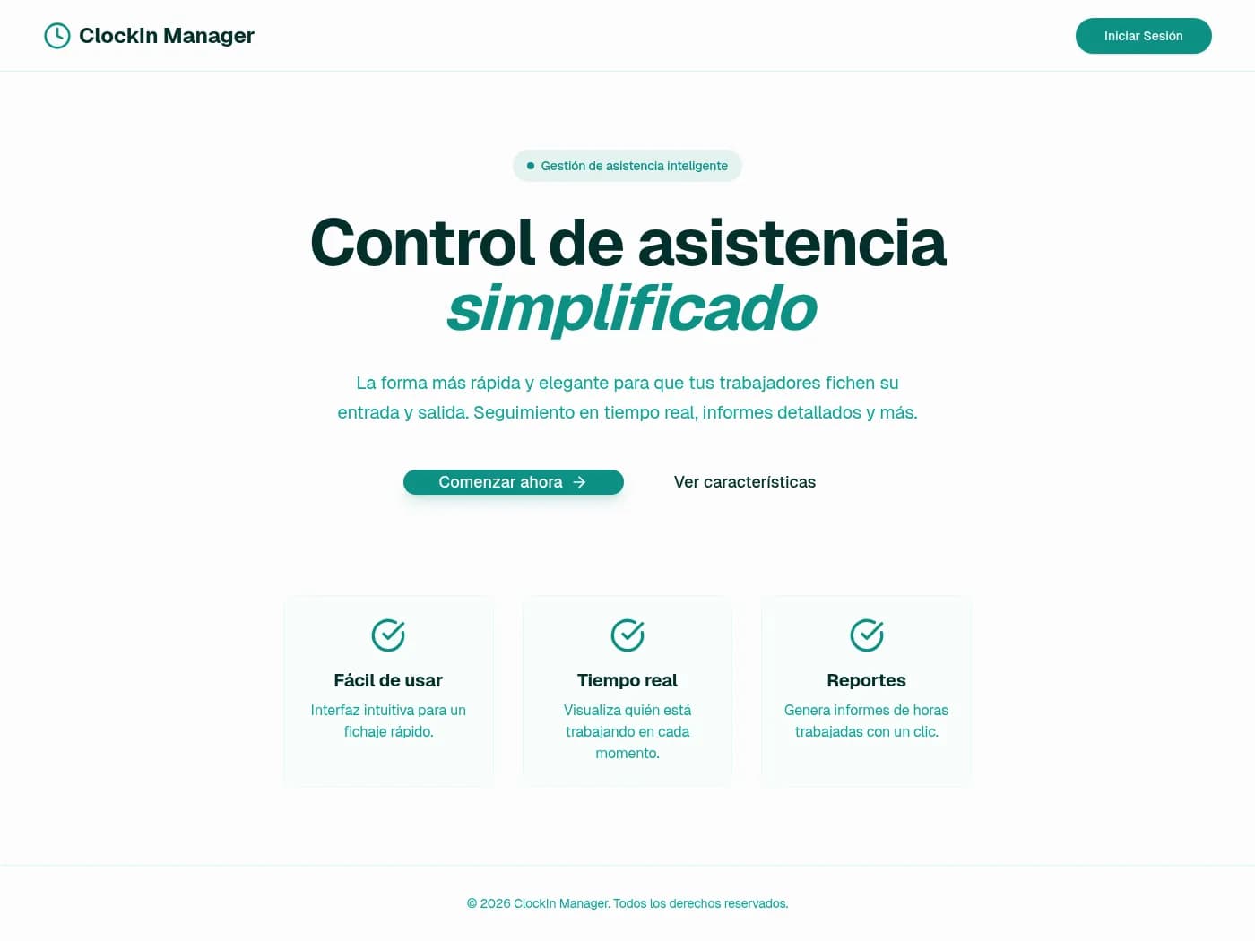 ClockIn Manager